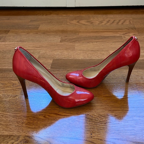Shoes | Calvin Klein Coral Heels | Poshmark